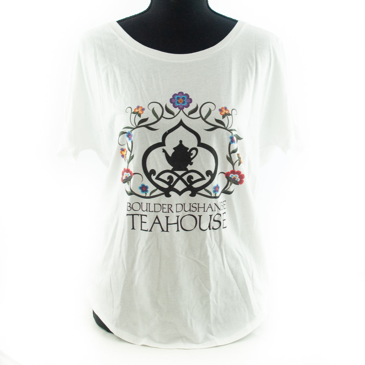 Logo T-Shirt -White - Women's – The Boulder Tea Company